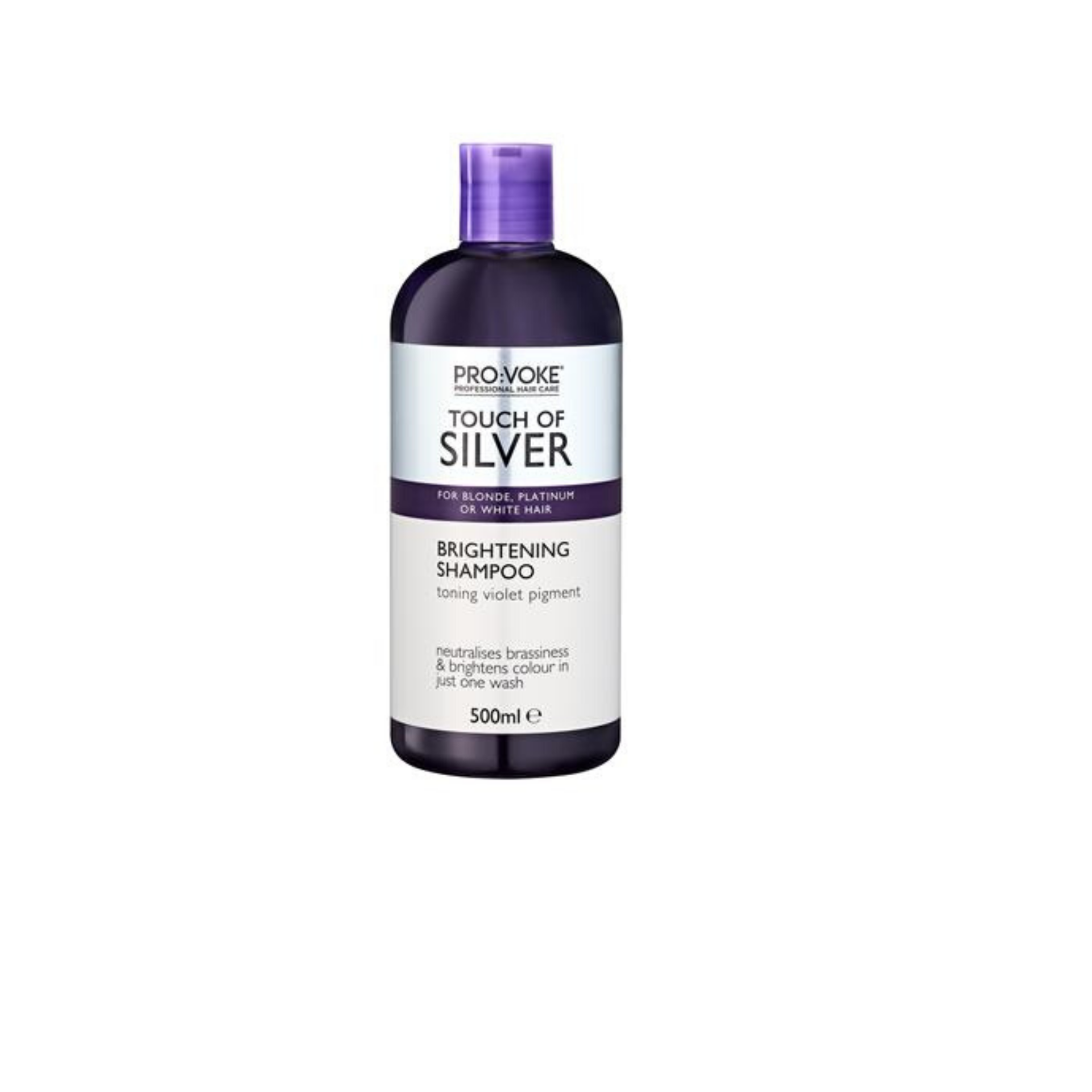 PROVOKE TOUCH OF SILVER BRIGHTENING SHAMPOO 500ML (USE ME ONCE A WEEK ...